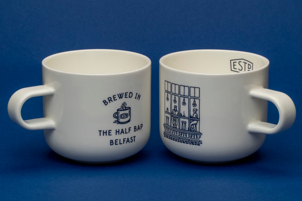Estd Illustrated Mugs (Set of 4) – Established Coffee
